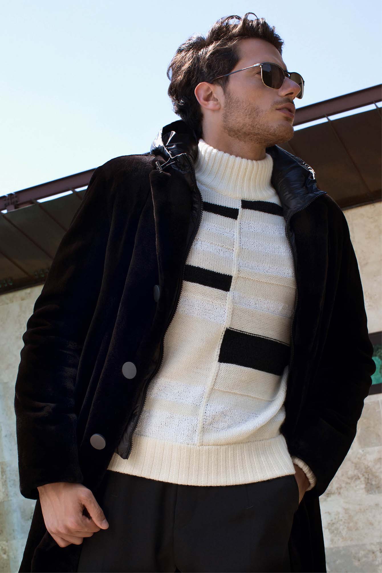 Men’s collection of fur coats and coats with fur | Moretti for men ...