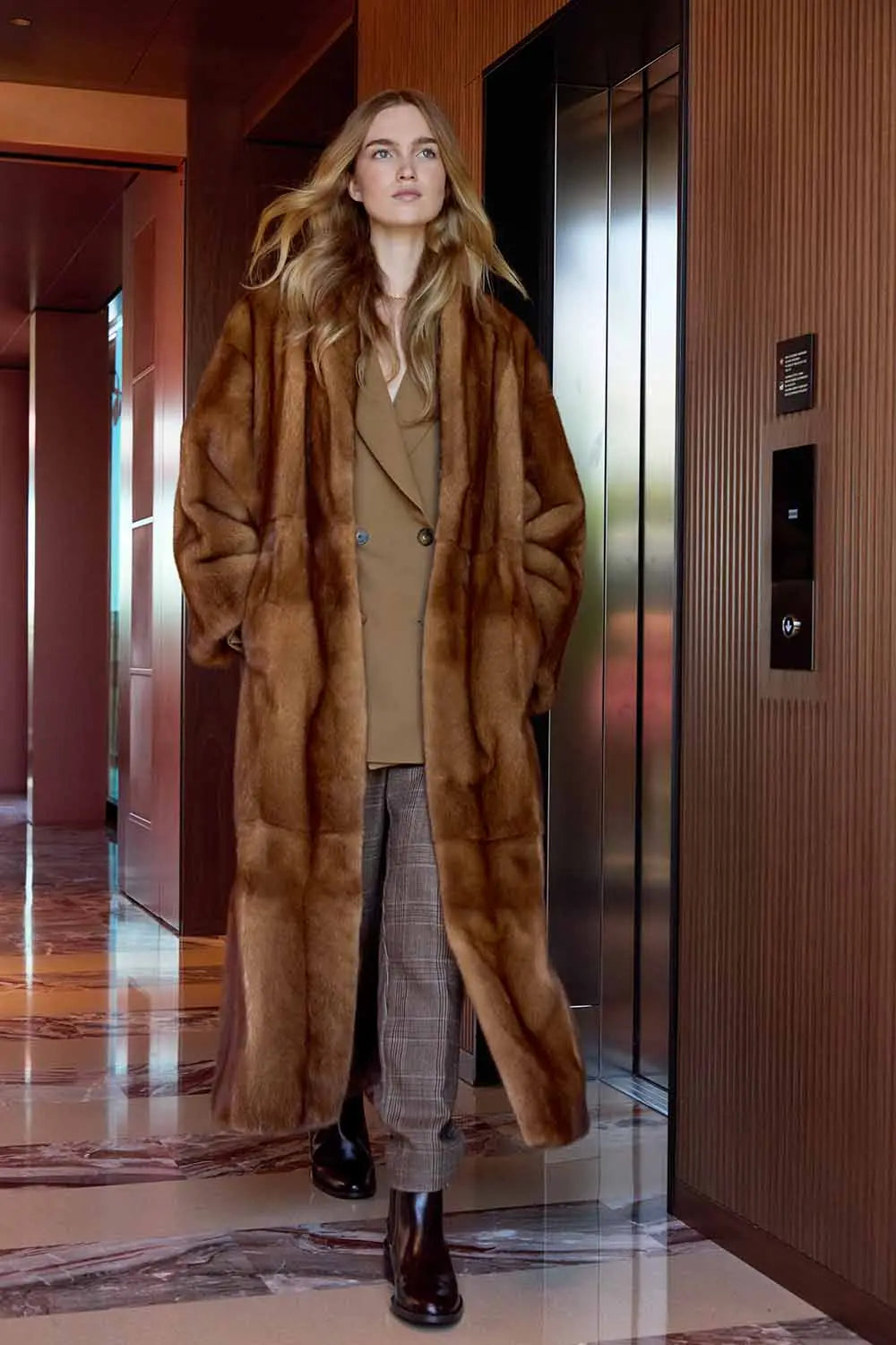 Full length mink coat| Paolo Moretti fur producer in Milan since 1949 ...